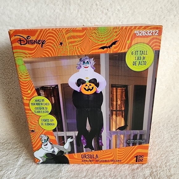 Holiday | New Halloween 6 Ft Hanging Little Mermaid Sea Witch Ursula ...